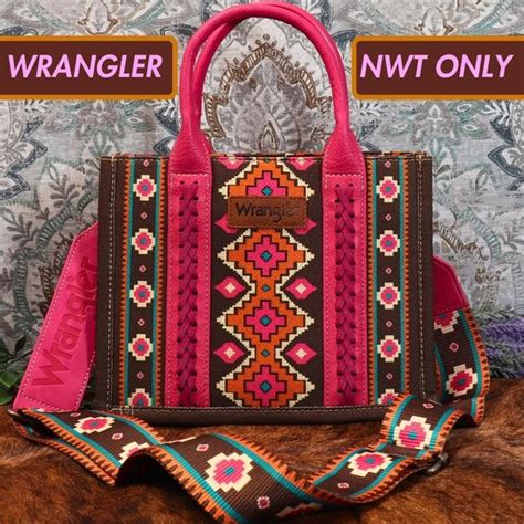 Wrangler Bags Nwt Wrangler Purse Hot Pink Tote Crossbody Western