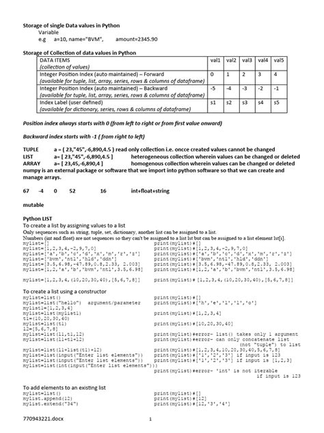 Python Data Value Storage Explained Pdf Boolean Data Type