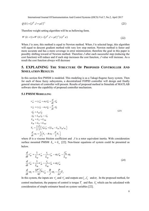 Torque Control Of Ac Motor With Fopid Controller Based On Fuzzy Neural Algorithm Pdf