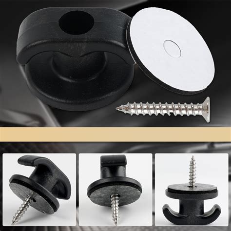 4cargo Net Mounting Hooks Trunk Hook Assembly Tie Down Screws Hanger