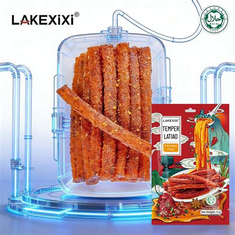 Lakexixi Fried Spicy Latiao Sticks 92g Bags For Entertainment Venues