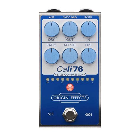 Origin Effects Cali76 Bass Compressor Super Vintage Blue Bass Direct
