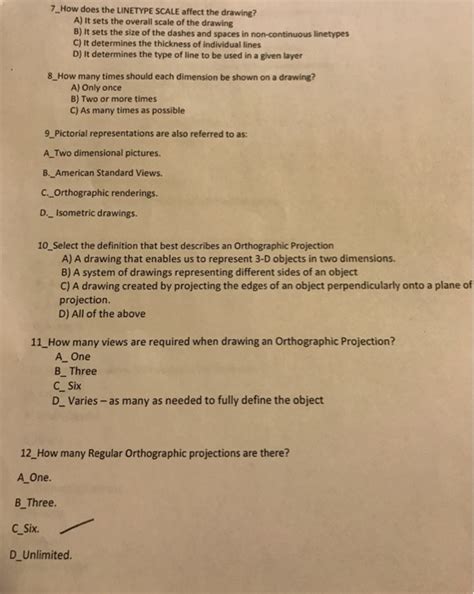 Solved 7 How Does The LINETYPE SCALE Affect The Drawing A Chegg Com