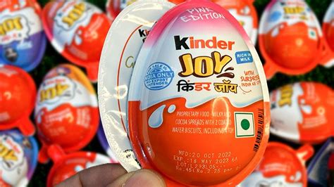 Yummy Kinder Surprise Egg Toys Opening A Lot Of Kinder Joy Chocolate