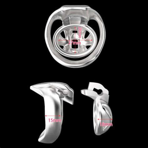Ht V4 Nub Stainless Steel Chastity Cage Chastity Devices