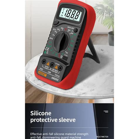 AN8205C Digital Multimeter AC/DC Volt Meter DC Ammeter Tester
