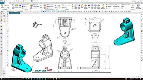 Siemens Nx Tutorial For Practice Machinery Part Design Tutorial Siemensnx Nxcad Advanced