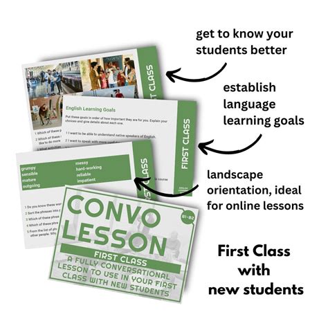Convo Lesson First Class B1 B2 Twofold Efl