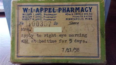 Old Minneapolis From Richard Sigurdson This Rx Box Has Been In My Hardware Bench Forever