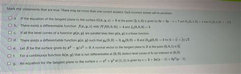 Solved Mark The Statements That Are True There May Be More Chegg