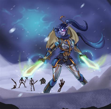 Night Elf Commission 4 By Holyelfgirl On Deviantart