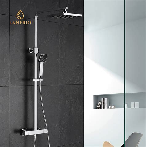 Brass Classic Shower Set Colonel De Douche Shower Mixer External Shower