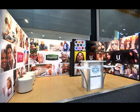 ביתני תצוגה לתערוכות קימברלי קלארק Exposmart מתקני תצוגה