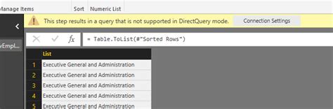 solved directquery mode not supported microsoft fabric community