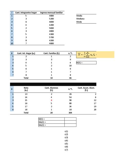 Copia De Semana 05 Ejemplos 2 2 Datos No Agrupados Y