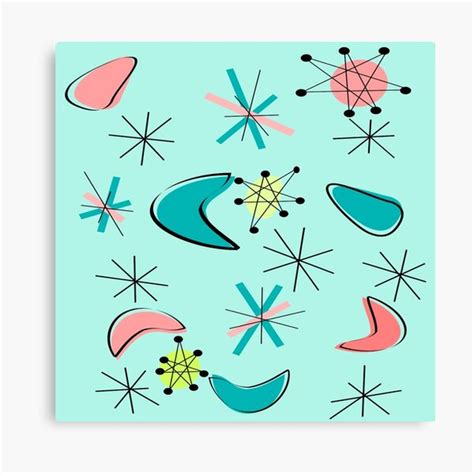 Atomic Age Inspired Wall Art Redbubble