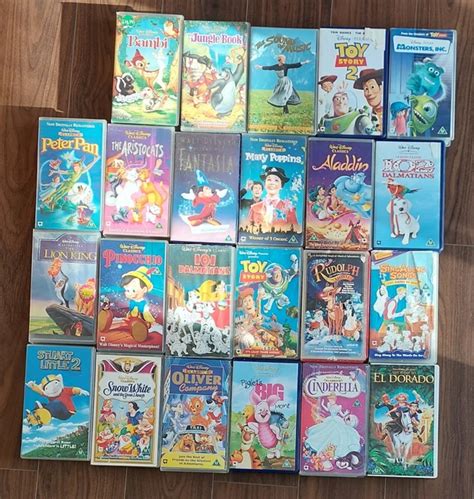23 X Job Lot Walt Disney Classics Collection Of Vhs Tapes £1500