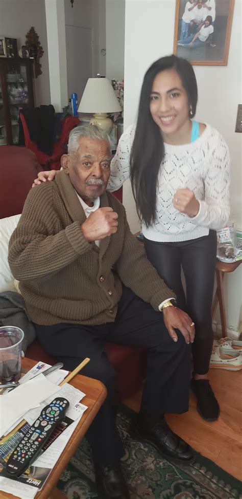My Great Grandpa And I On The Last Day That I Spent Time With Him He