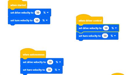 How Can I Slow My Drive Train With V5 Block Code Programming Support