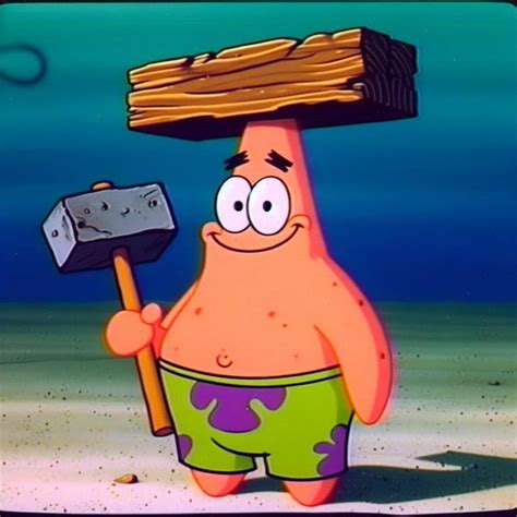Patrick Building That Stable For Spongebob Rdalle2