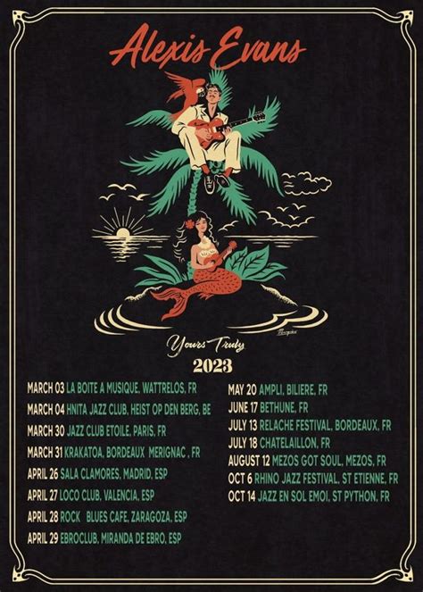 Alexis Evans De Gira A Finales De Abril Rockandrollarmy