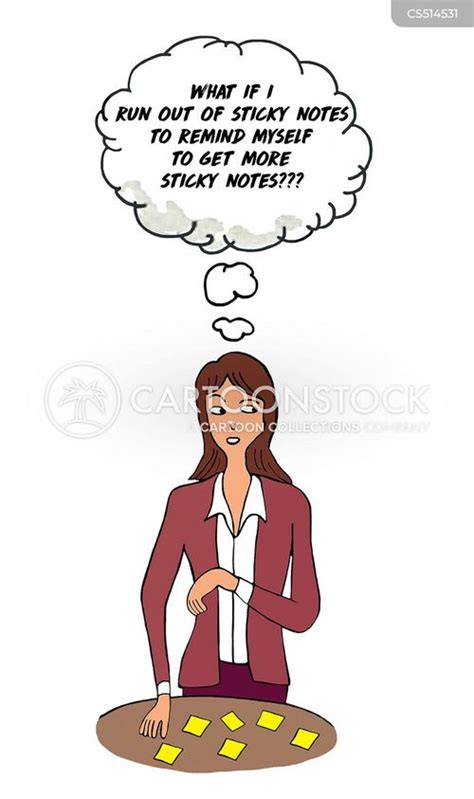 Sticky Notes Cartoons And Comics Funny Pictures From Cartoonstock