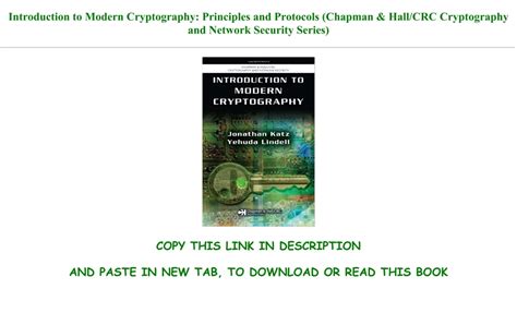 [pdf] introduction to modern cryptography principles and protocols
