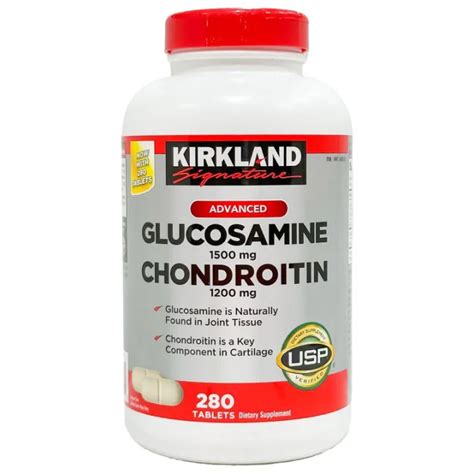 Kirkland Signature Advanced Glucosamine And Chondroitin 280 Tablets