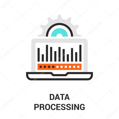 Data Processing Icon Stock Vector Image By ©vasabii777 127072124