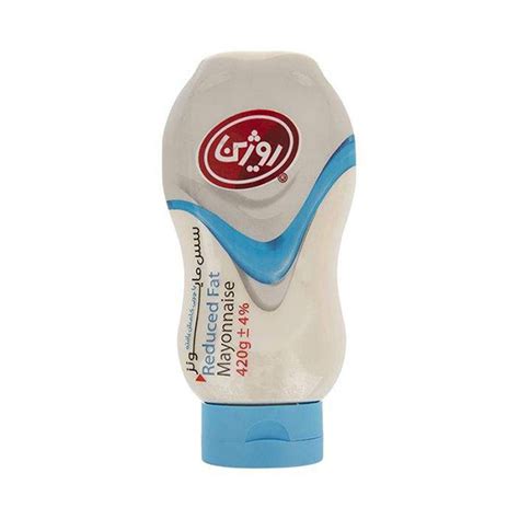 سس کم چرب مایونز روژین 420 گرم خرید سس کم چرب مایونز روژین 420 گرم سام شاپ