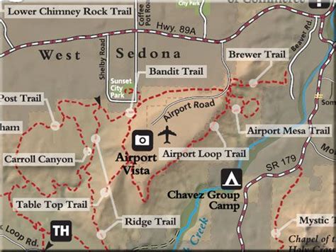 Airport Loop Trails Map Coconino National Forest
