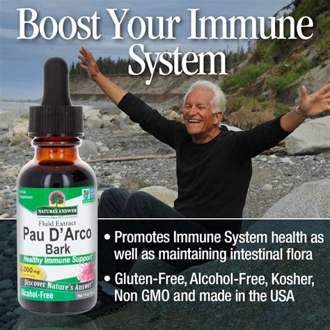 Pau Darco Extract Alcohol Free 2000 Mg Natures Answer 1 Fl Oz 30