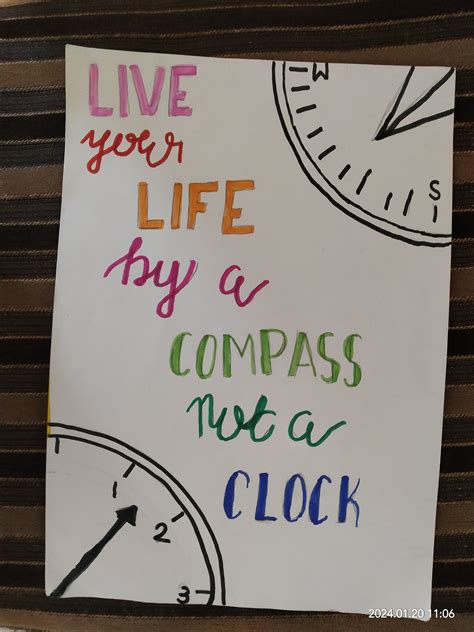 Life By A Compass Not A Clock