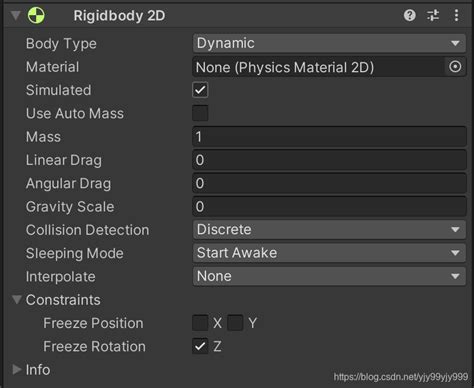 Unity笔记：2d刚体与碰撞2d刚体碰撞 Csdn博客