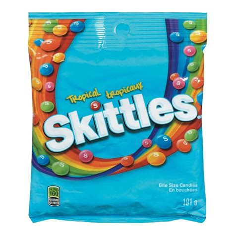 Skittles Tropical Candies 191 G Bag Taste The Rainbow