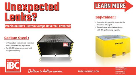 Precision Ibc Inc On Linkedin Environment Ibc Containment Safety Pibc Sumps