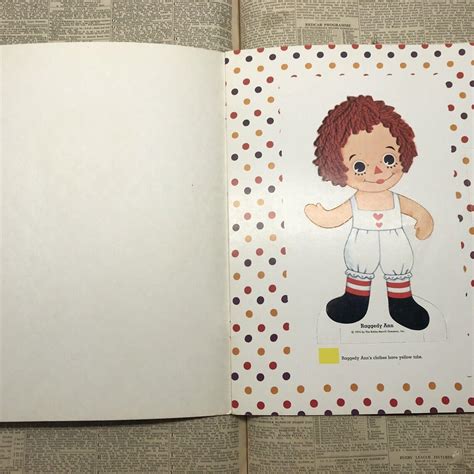 Paper Dolls Raggedy Ann And Andy Circus Uncut 1974 Etsy