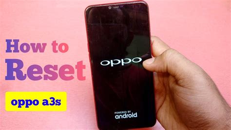 Oppo A3s Hard Reset Youtube