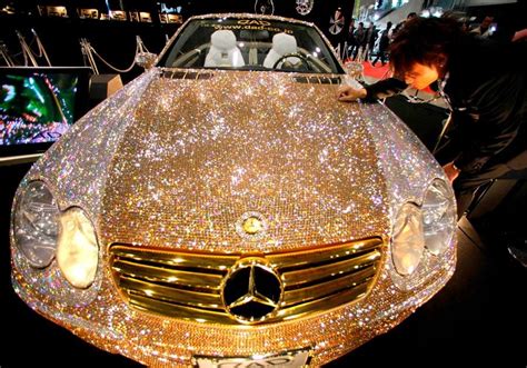 Mercedes Benz Suv Covered In Glitter Bling Mercedes Benz Car Covered