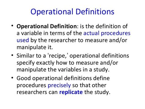 Operational Definition Of Key Terms In Research Design Talk