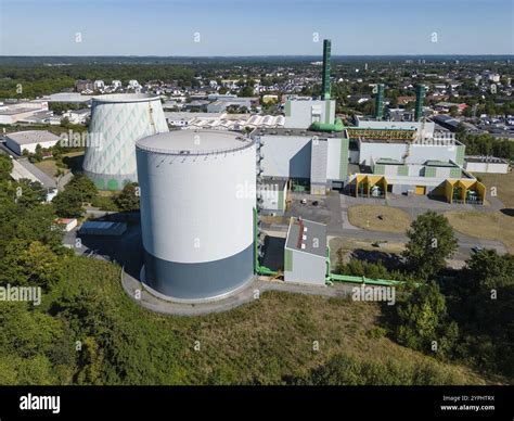 The Combined Heat And Power CHP Plant Stock Photo Alamy