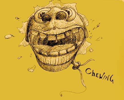 Chewing By Zackg On Deviantart