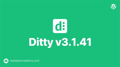 Ditty V3 1 41 Metaphor Creations