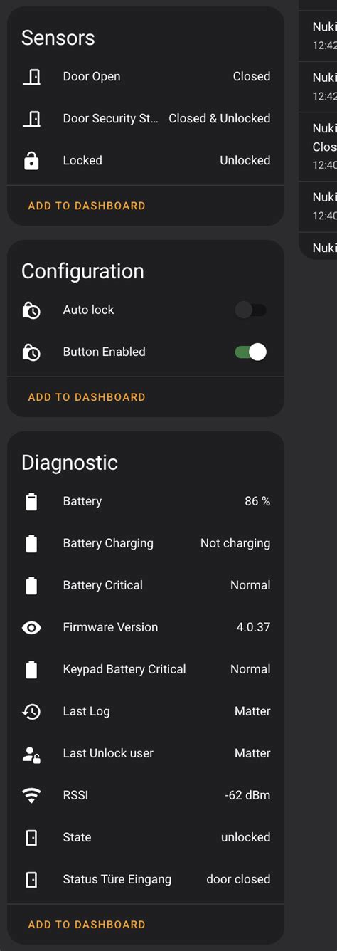 Nuki Smart Lock And Matter Or Mqtt Configuration Home Assistant