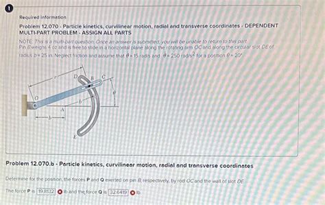 Solved Required Information Problem Particle Chegg
