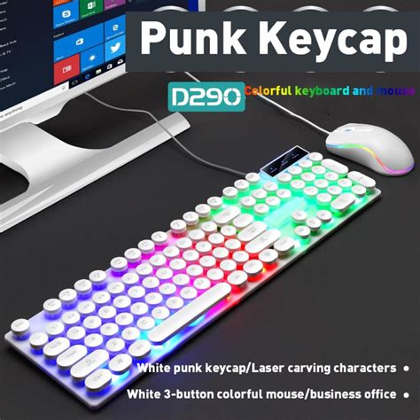 led luminous wired computer gamer keyboard gaming vicedeal