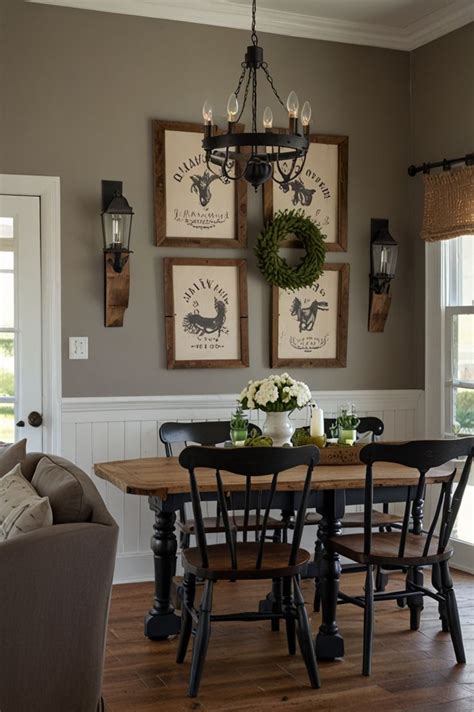 Best Wall Decor For A Cozy Farmhouse Dining Room Look Dining Room
