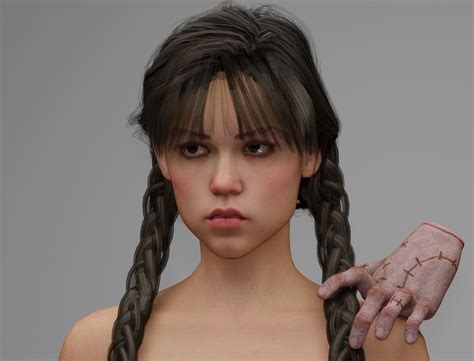 Wednesday Addams Jenna Ortega 10k Points Free Daz 3d Models 2026