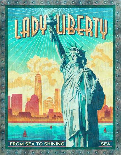 Lady Liberty Poster Big Vista