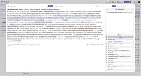 Quantitative Synthesis Nested Knowledge